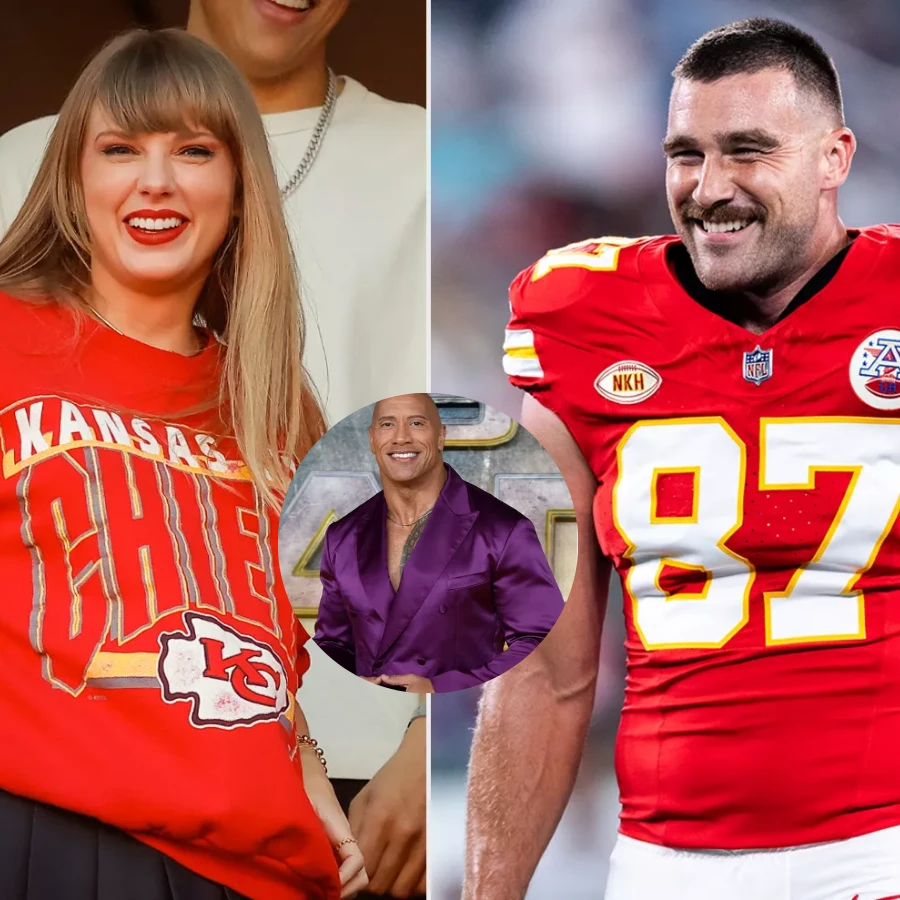 Dwayne Johnson Is on Board with Taylor Swift and Travis Kelce’s ...