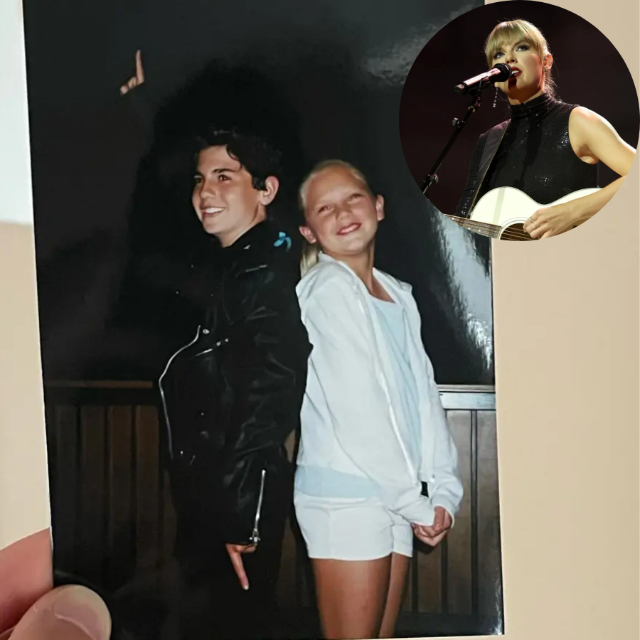 Taylor Swift seen as Sandy from ‘Grease’ in childhood co-star’s photos ...