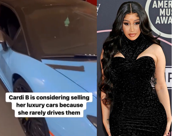(xt) Rapper Cardi B considering selling her luxury cars because she ...