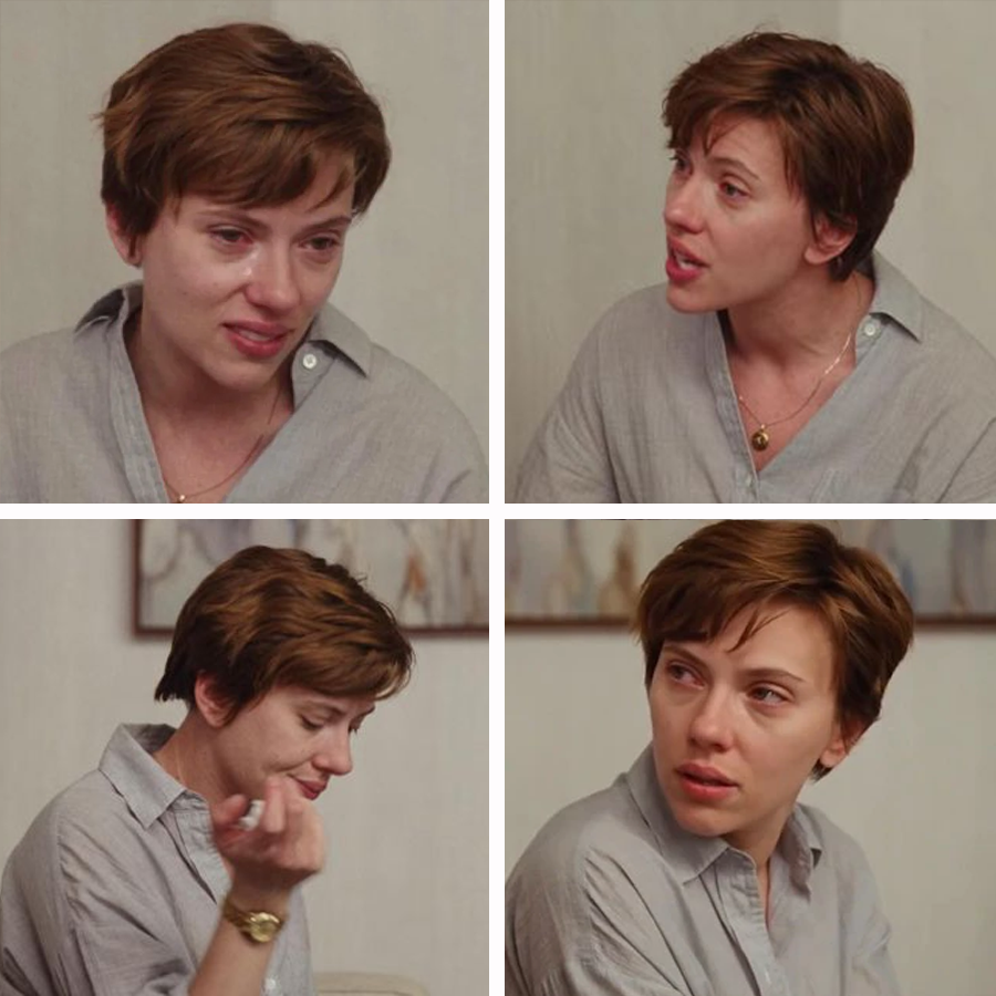 Scarlett Johansson cries when she discovers her family’s tragic ...