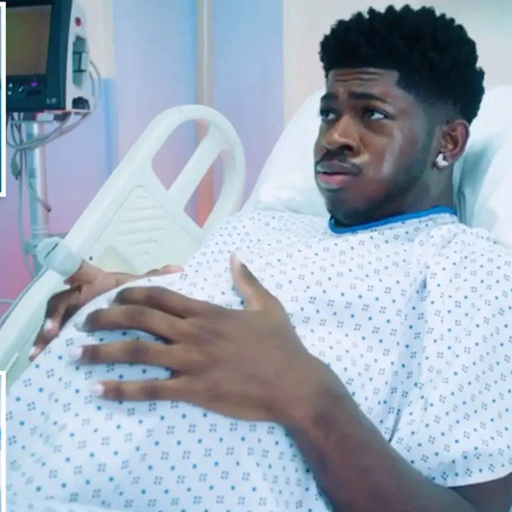 Lil Nas X is giving birth to his son?? Rapper posts videos of him in a ...