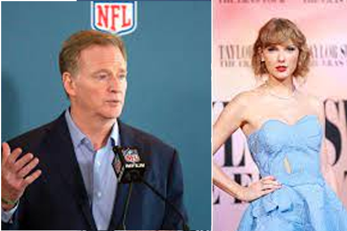 NFL commissioner Roger Goodell On The ‘Taylor Swift effect’ & Allegations Of Scripting Singer’s ...