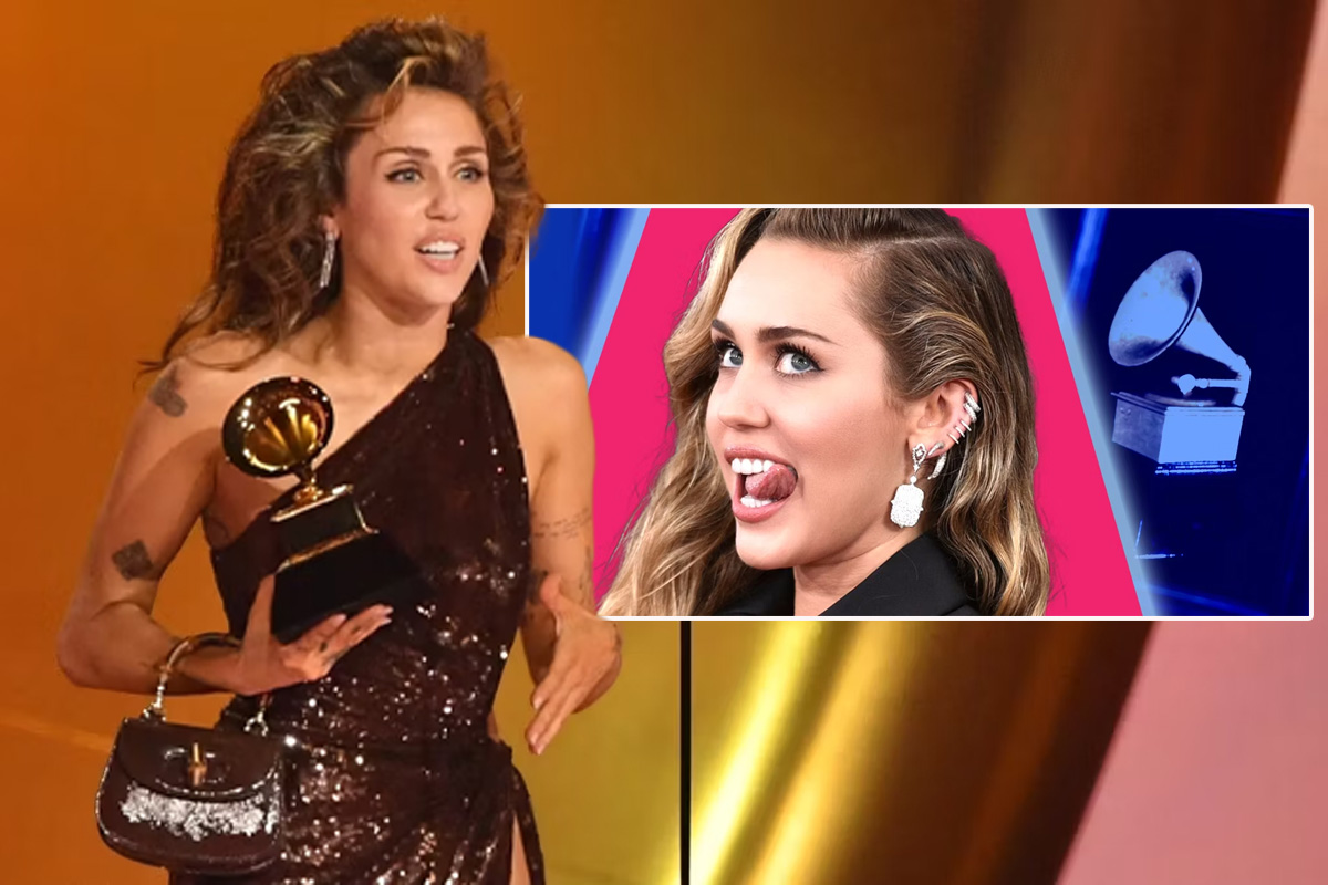 Miley Cyrus Made The Grammys Awkward With A Single Line In Her ...