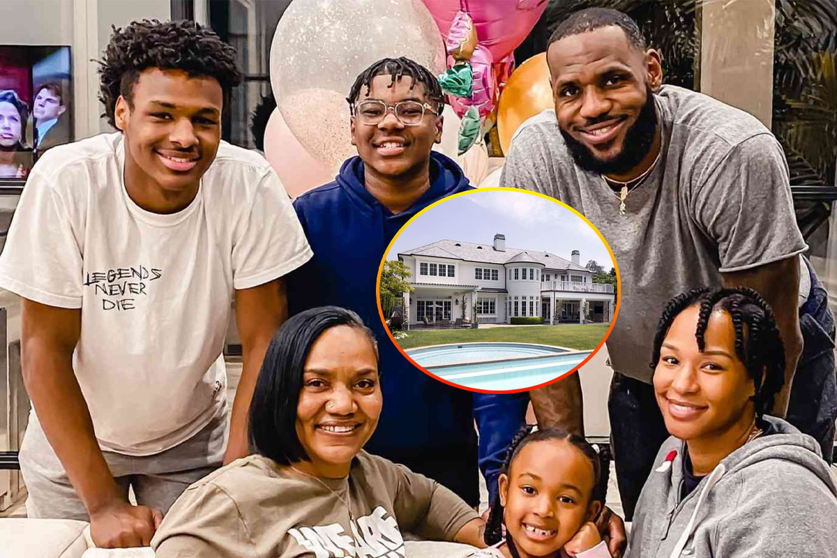 Explore LeBron James’ Lavish £15m California Mansion with Featuring a ...