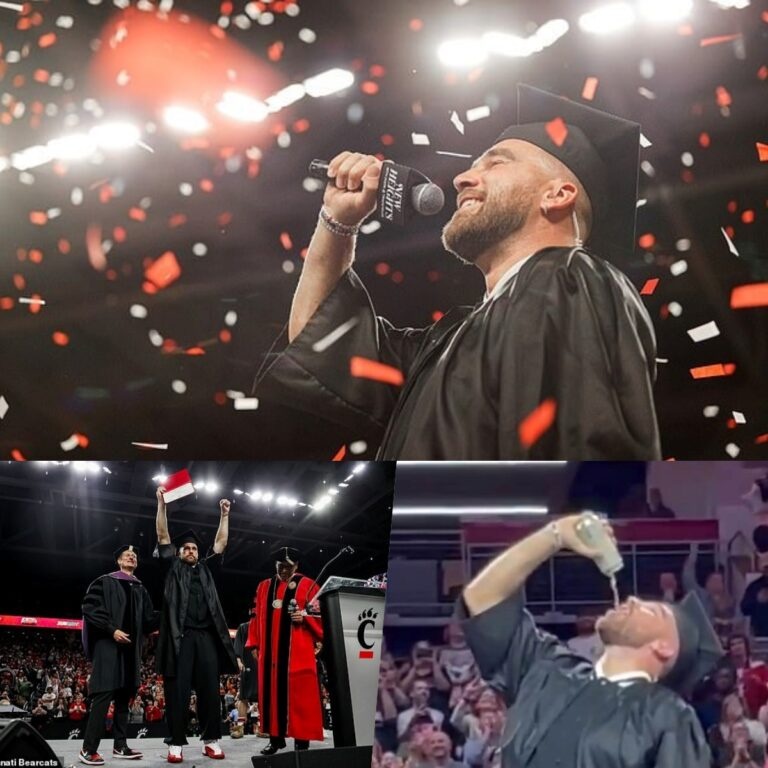 Travis Kelce FINALLY graduates college with brother Jason - News