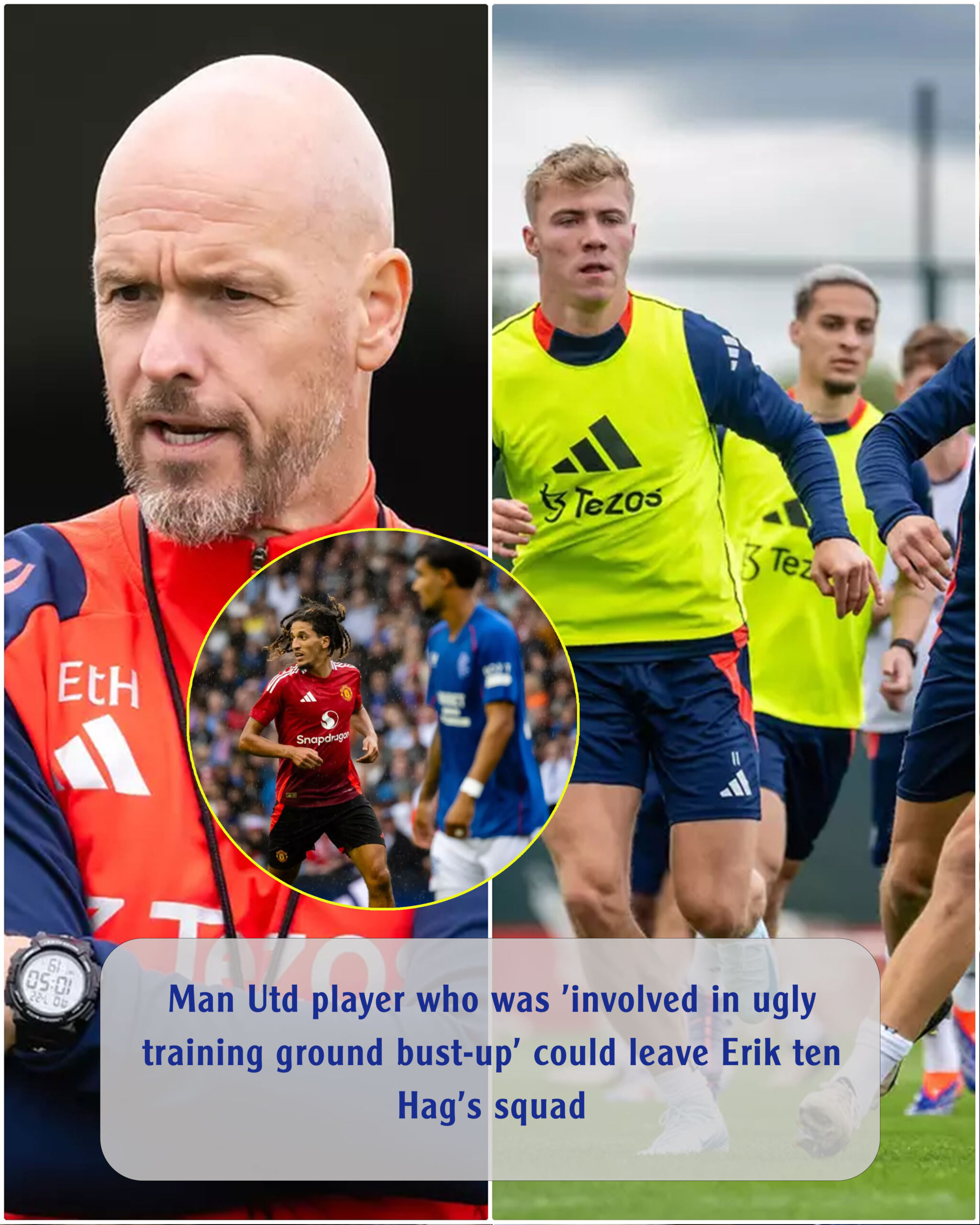 Man Utd player who was 'involved in ugly training ground bust-up' could ...