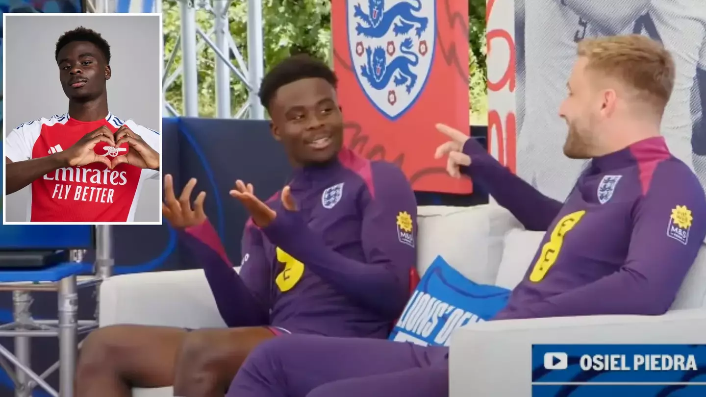 Luke Shaw 'exposes' Arsenal star Bukayo Saka as ‘fan’ of another ...