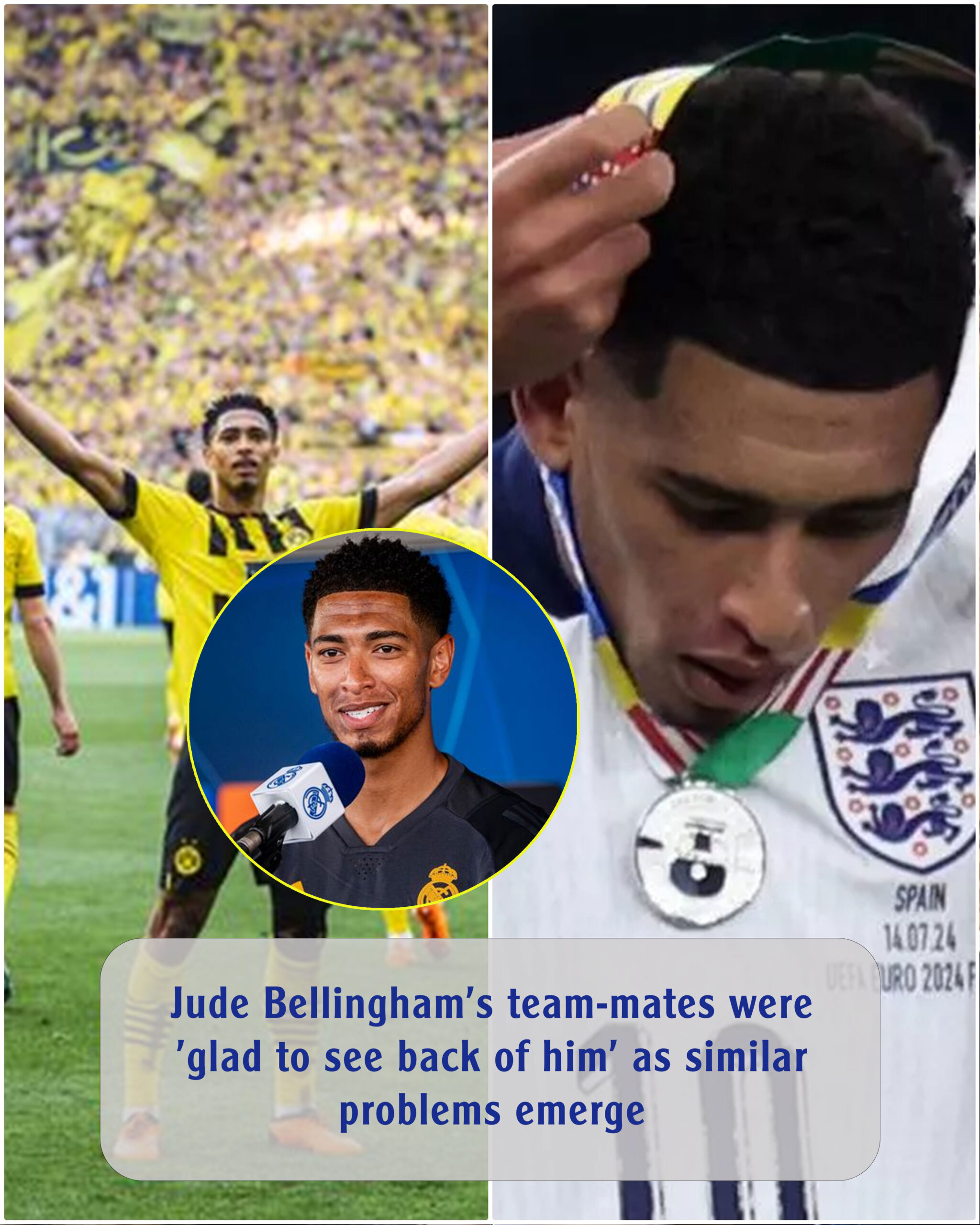 Jude Bellingham's team-mates were 'glad to see back of him' as similar ...