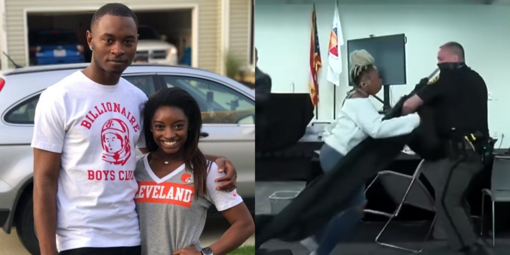 SHOCK: Victim’s Mother Rushes To Attack Simone Biles’ Brother After He ...