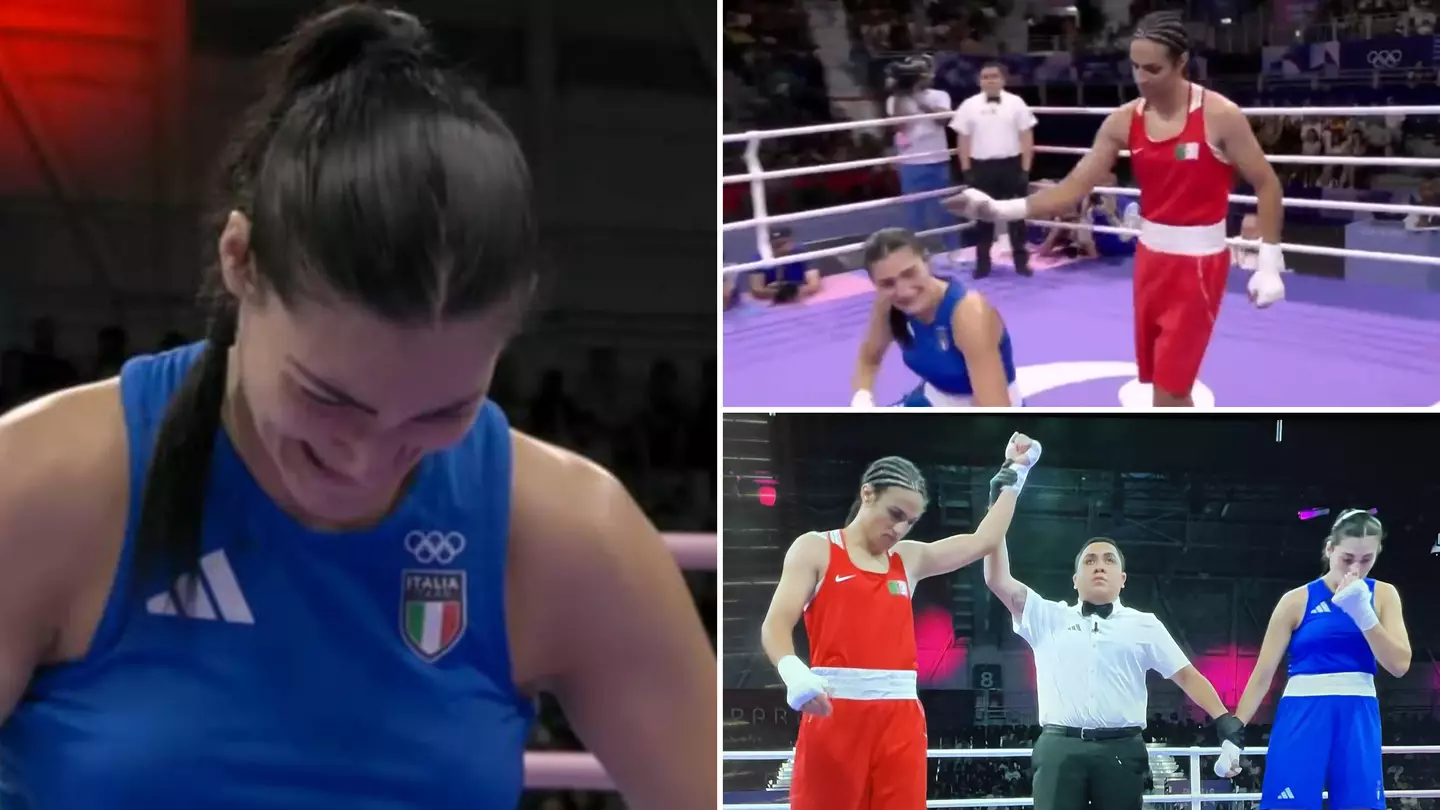 Olympic boxer withdraws from fight after just 46 seconds against opponent who previously failed ...