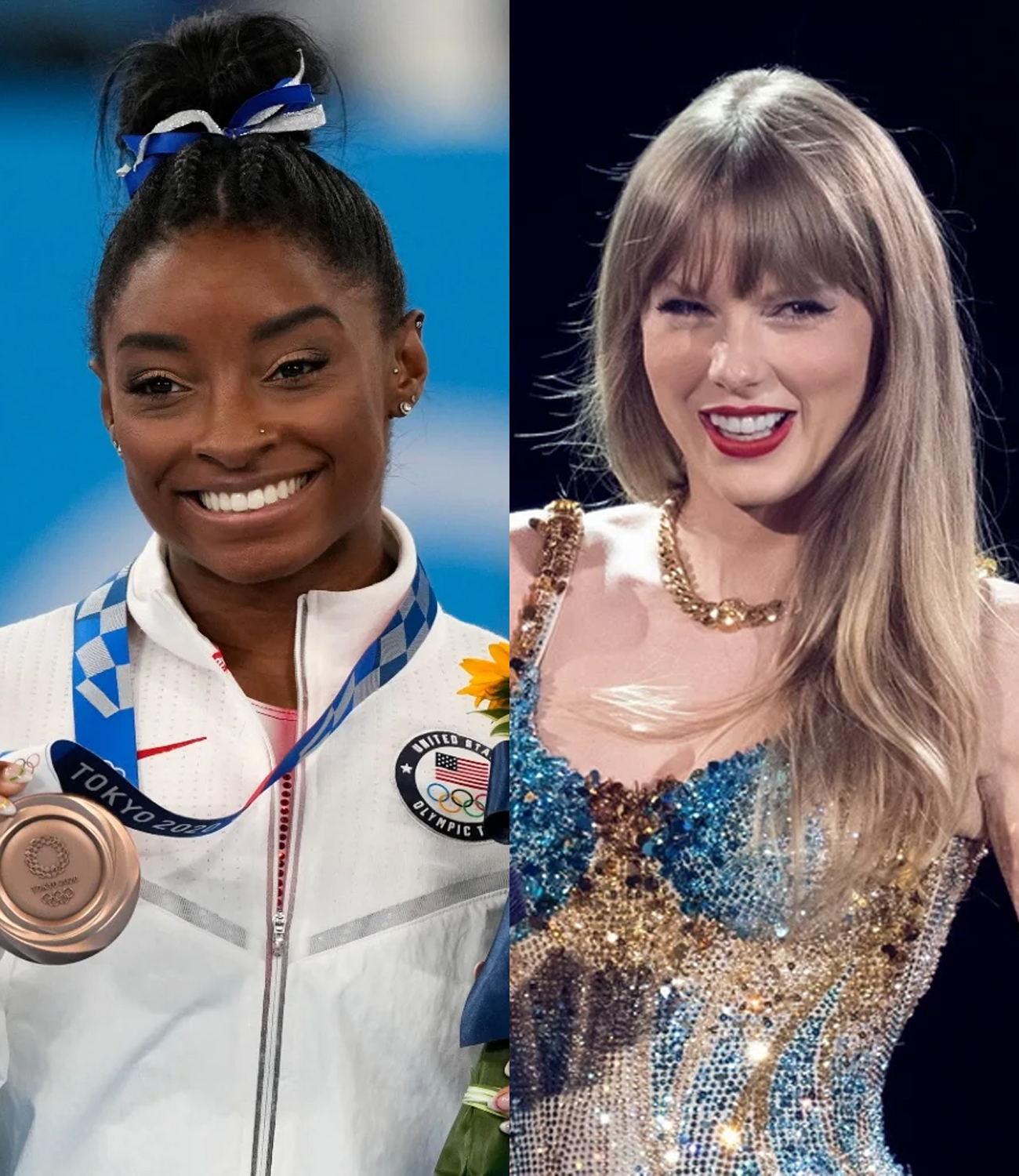 How did Taylor Swift contribute to Simone Biles winning the all-around ...