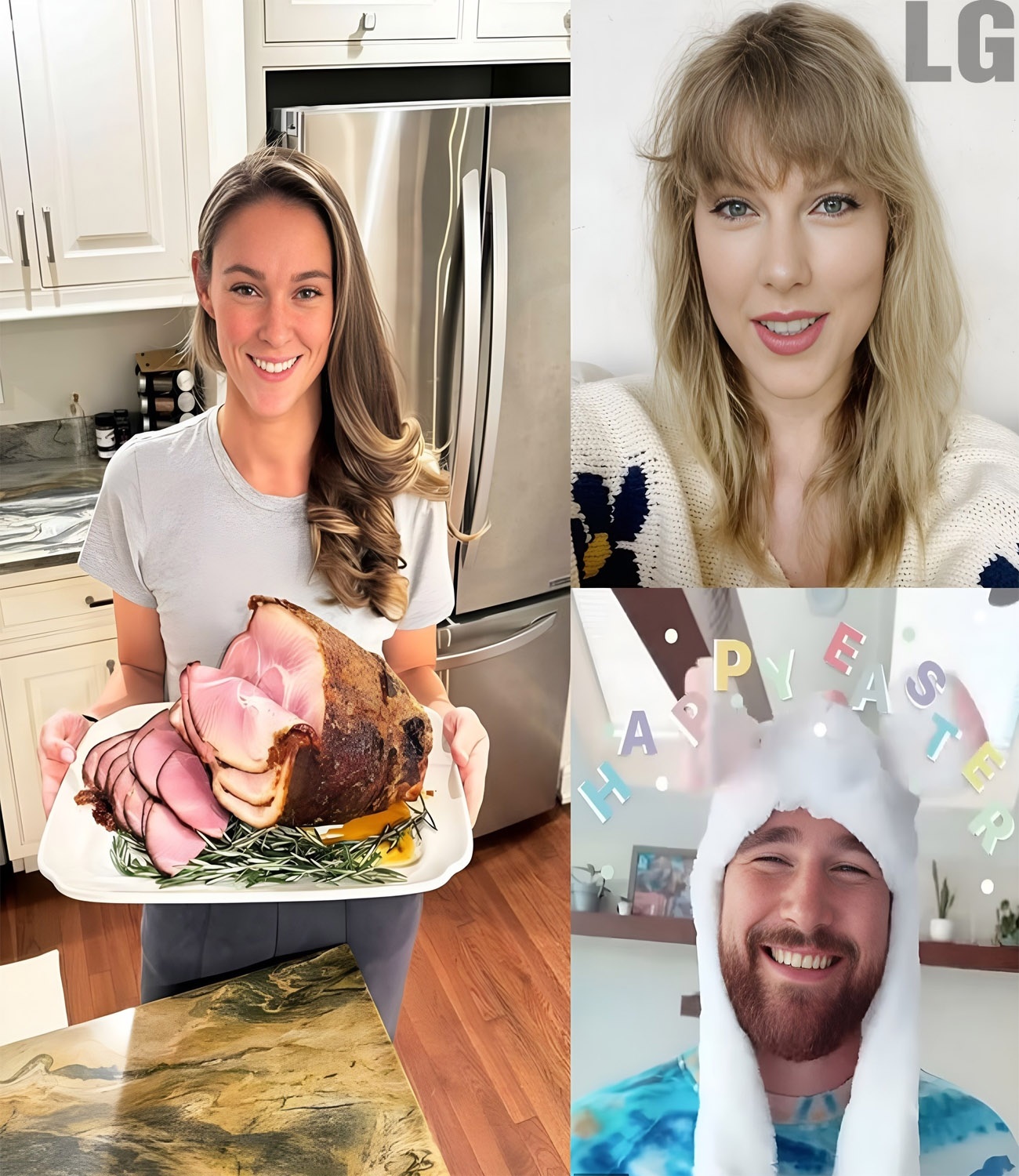 Taylor Swift and Travis Kelce celebrated Easter Sunday with Jason and ...