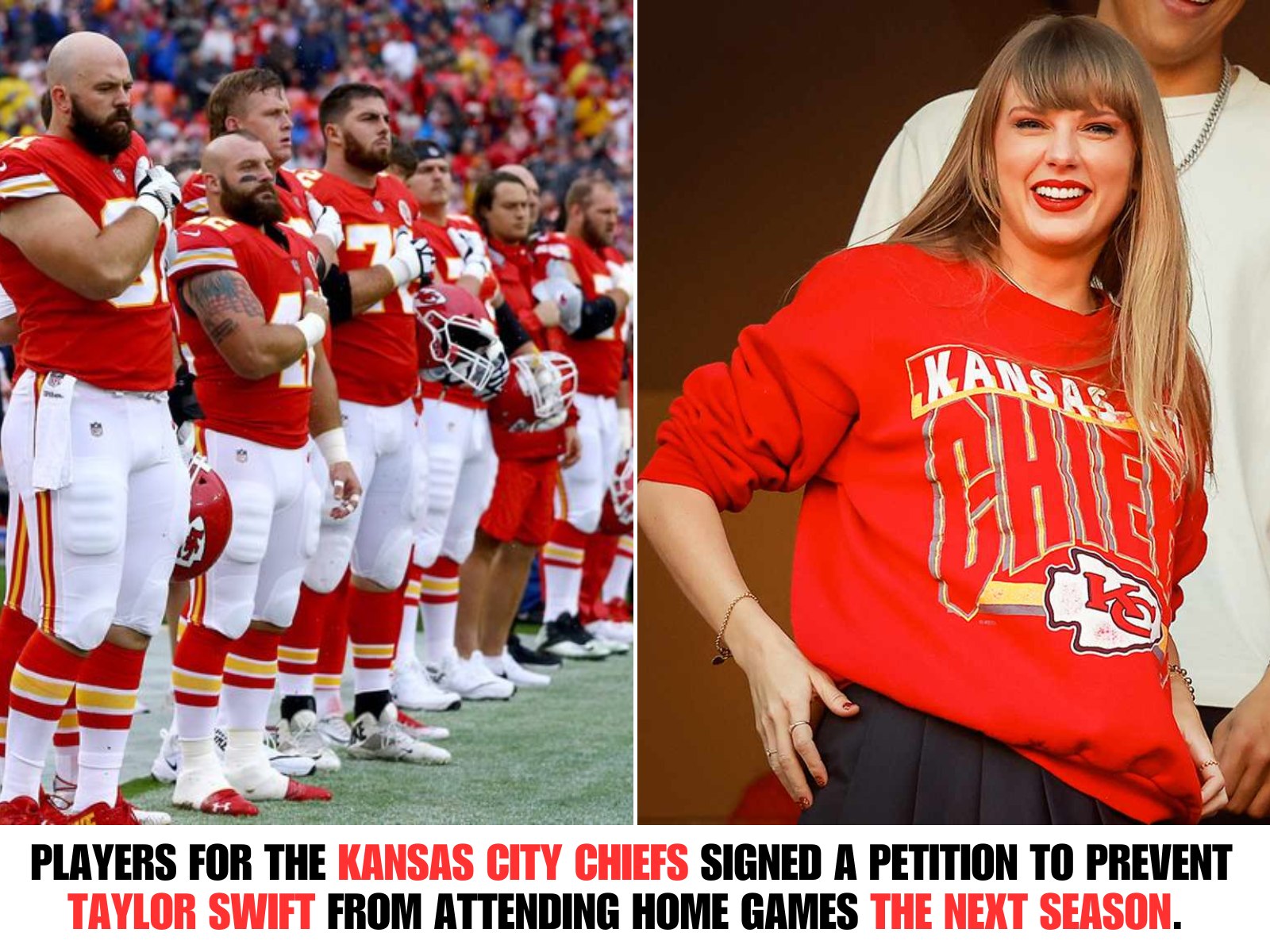 Players for the Kansas City Chiefs signed a petition to prevent Taylor ...