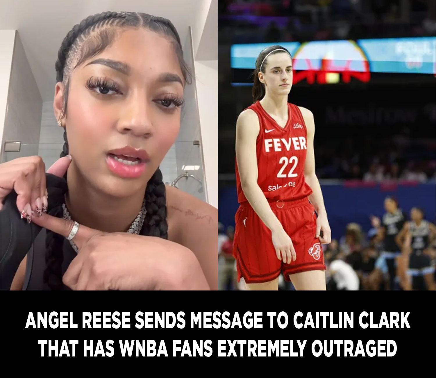 HOT NEWS: Angel Reese sends text message to Caitlin Clark that angers WNBA fans (nuna) - News