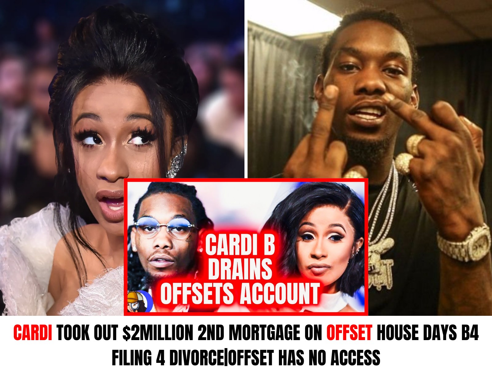 Cardi Took Out $2million 2nd Mortgage On Offset House DAYS B4 Filing 4 ...