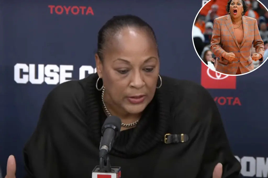 Syracuse Women's Shock: Coach Felisha Legette-Jack Fumes After Shocking ...